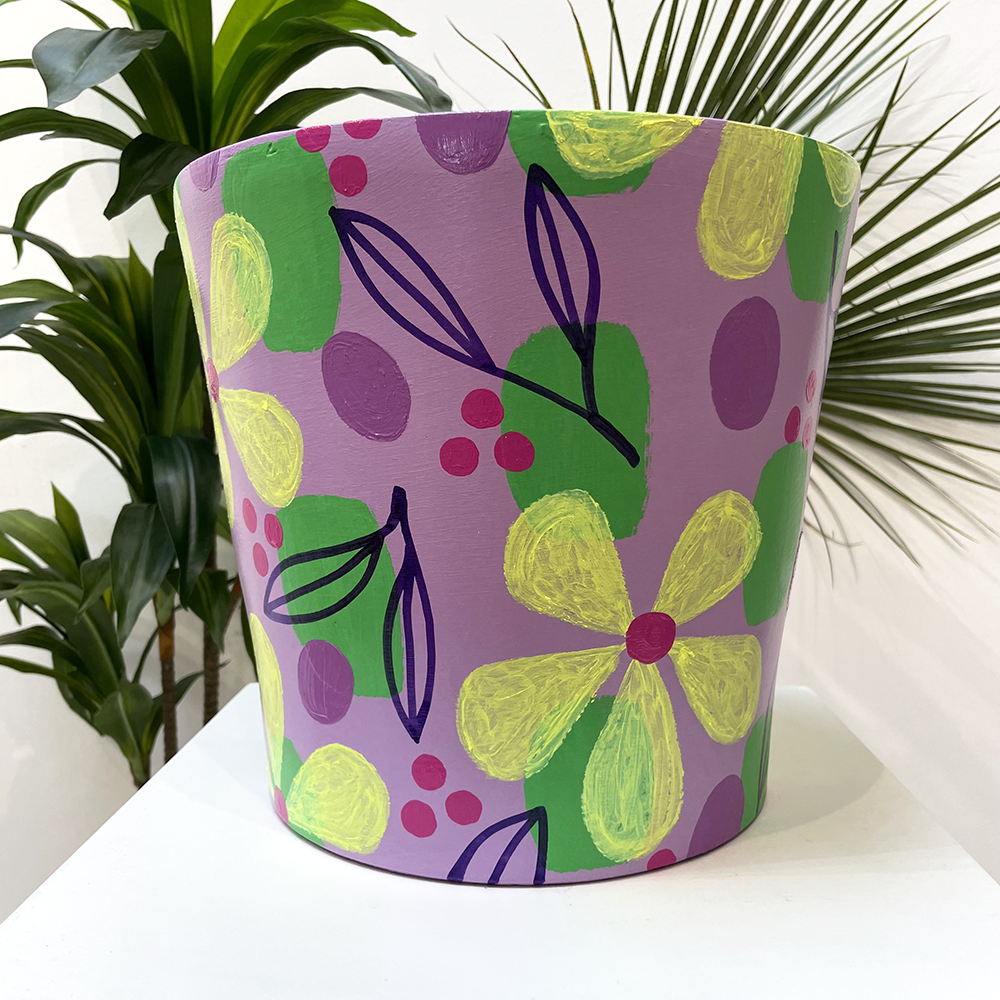 Floral Planter 7 - Extra Large – Marianne Angeli Rodriguez Gallery