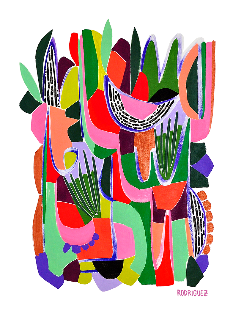 Tropical Art Print - Junglefruit by Marianne Angeli Rodriguez | 11"x14 ...