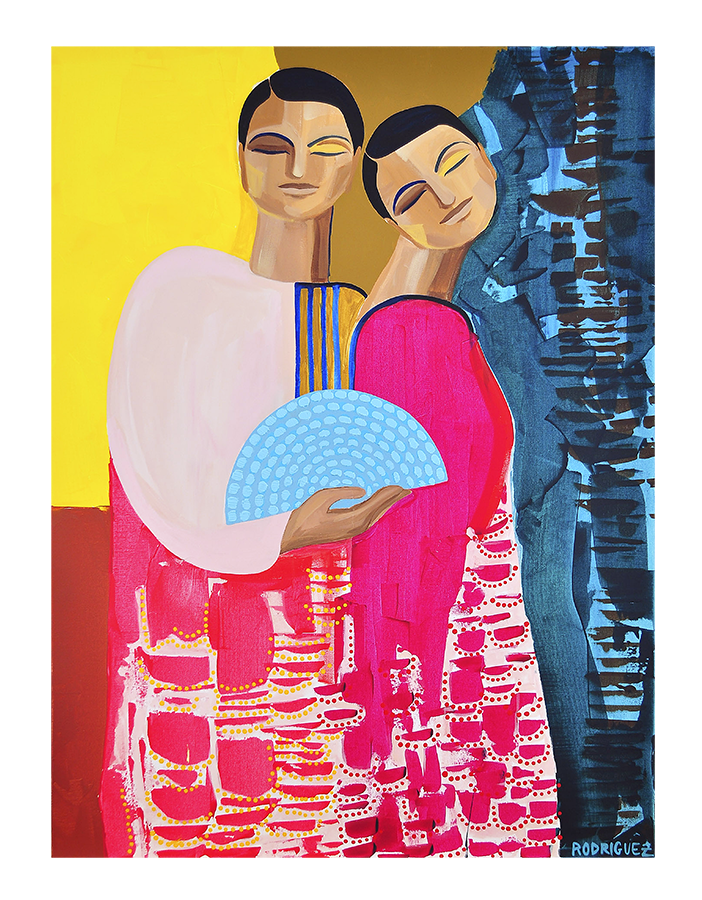 Art Print - Moonface Sisters Chameleon by Rodriguez Gallery | 11"x14 ...