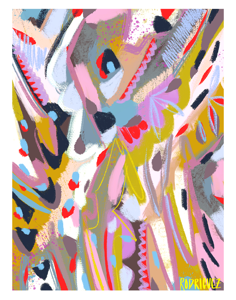 Abstract Art Print - Daydream by Marianne Angeli Rodriguez | 11"x14 ...
